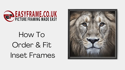 Canvas Floater Frames and Canvas Picture Frames - EasyFrame
